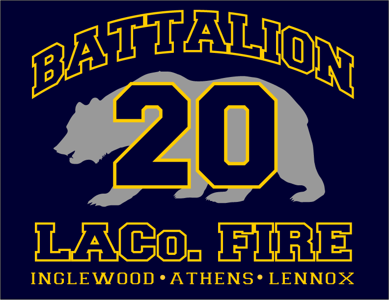 Los Angeles County Fire Department Batallion 20 Shirt – LA FIRE SHIRT GUY