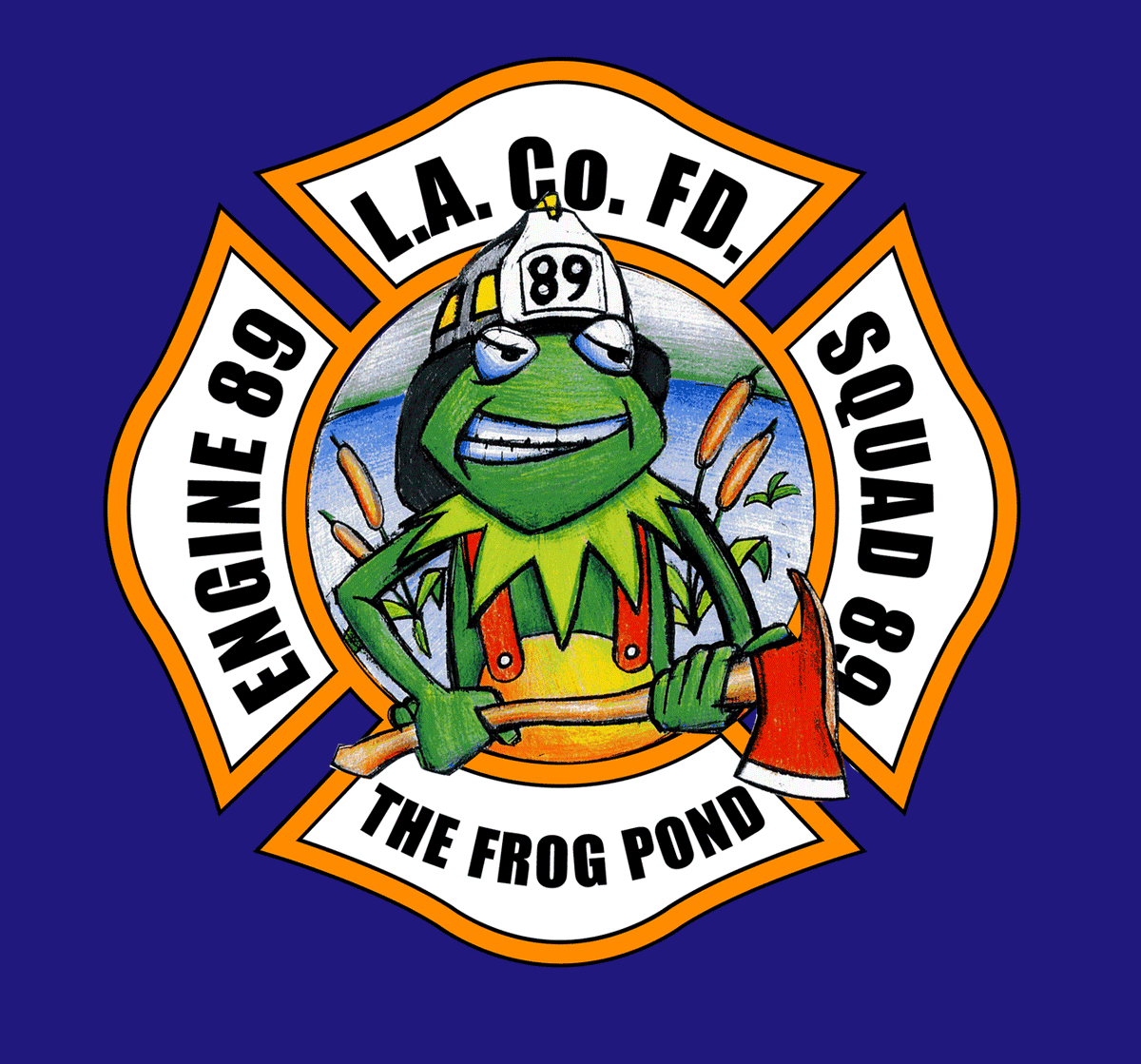 Los Angeles County Fire Station 89 Frog Pond – LA FIRE SHIRT GUY