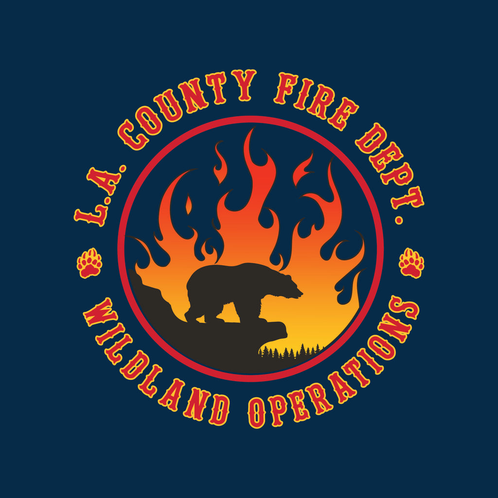 Los Angeles County Fire Department Wildland Operations T-Shirt – LA ...