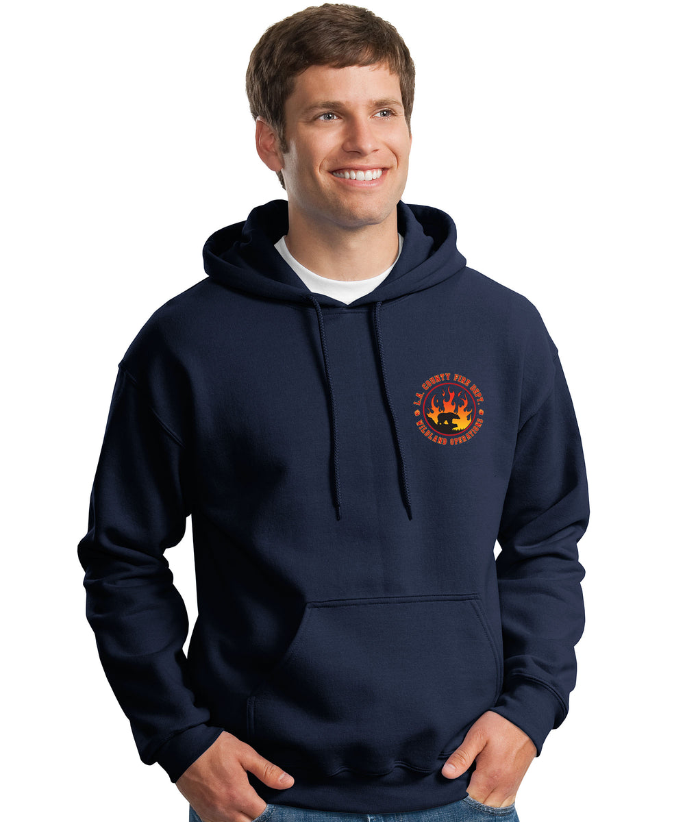 Los Angeles County Fire Dept. Wildland Operations Hooded Sweatshirt ...